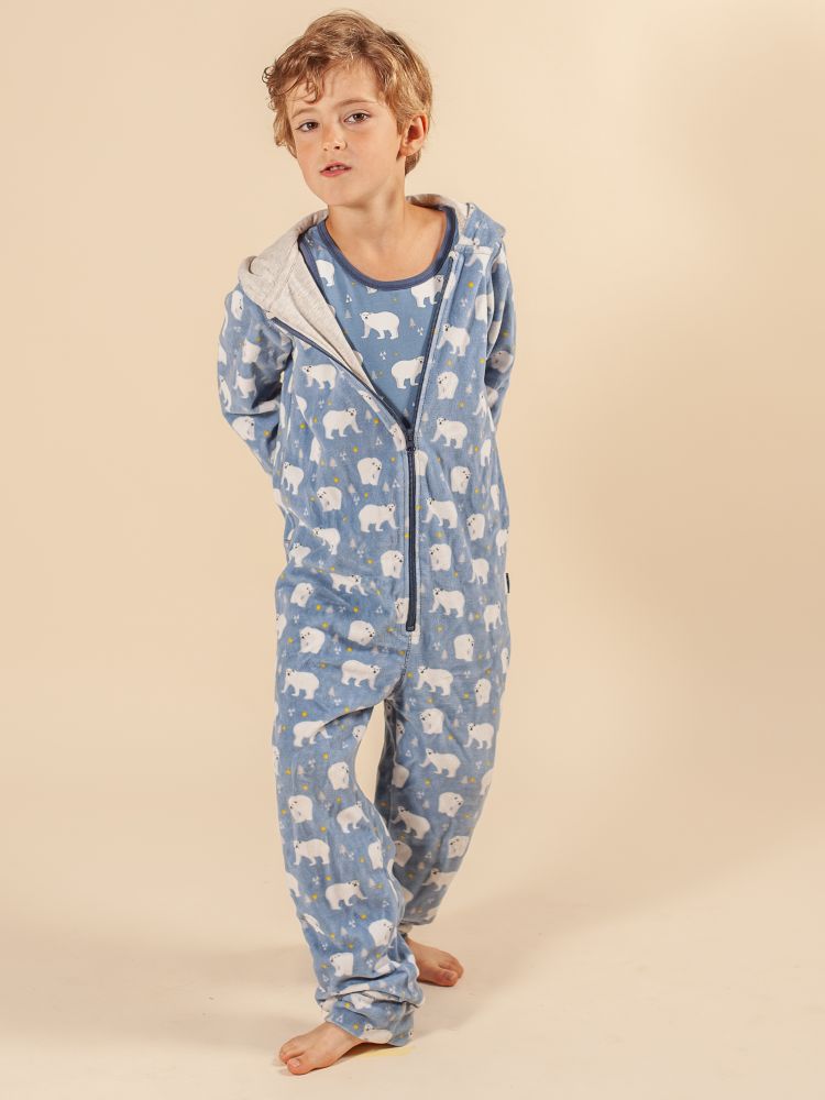 Velvet Onesie Polar Bear